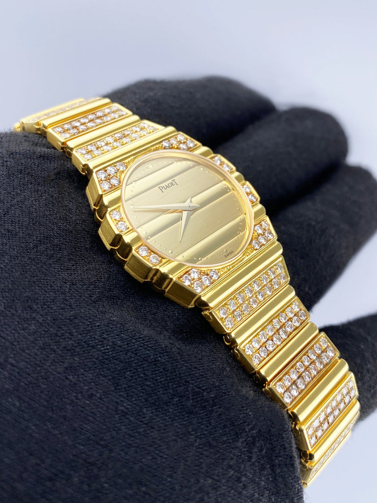 Piaget Polo 761 C701 Diamond 18K Yellow Gold Ladies Watch