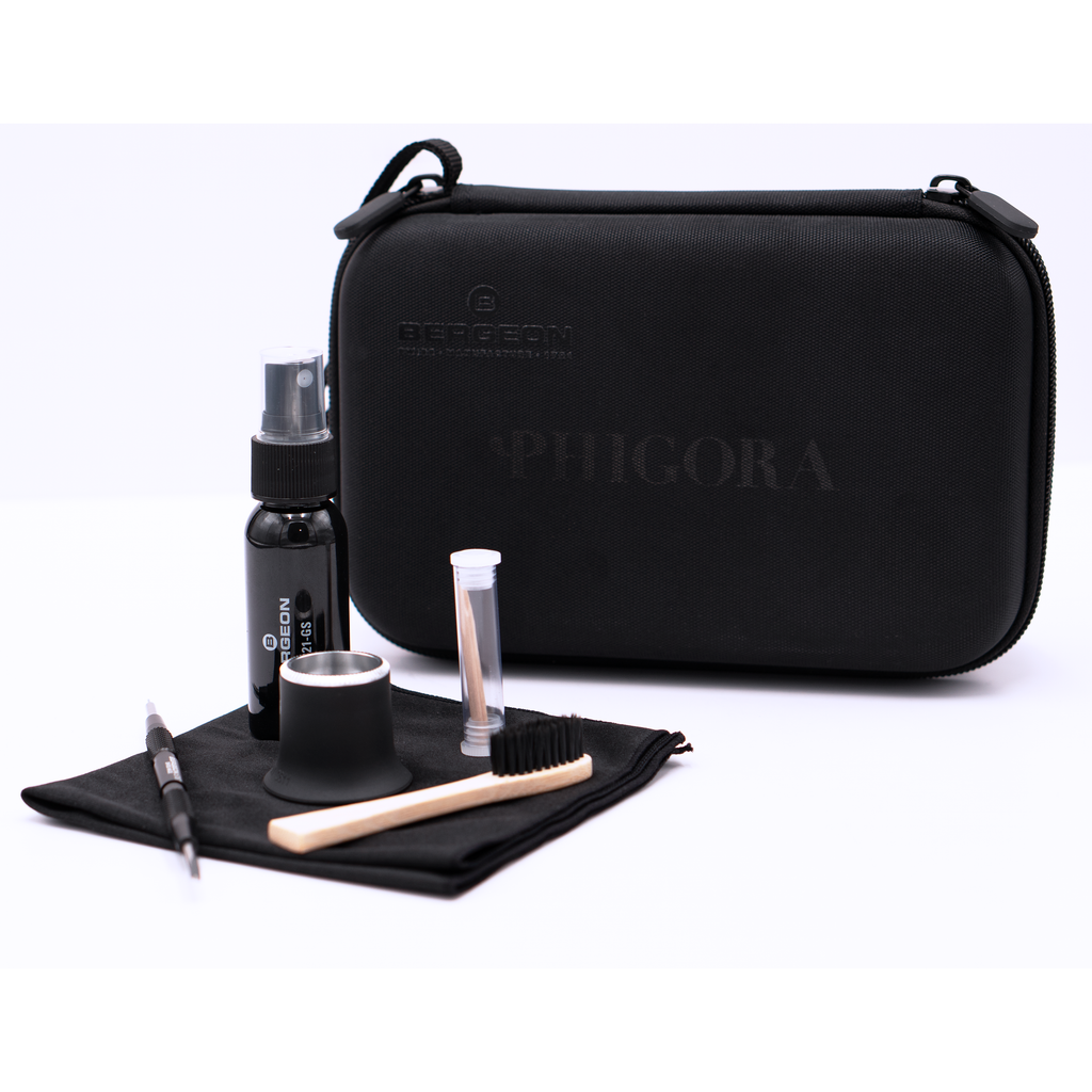 Phigora x Bergeon Watch Care Kit – Premium Travel Set for Watch Mainte