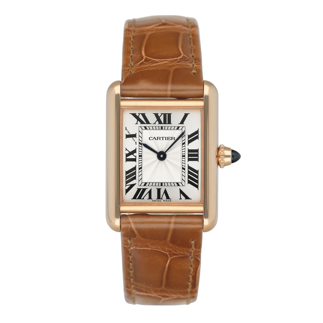 Cartier Tank Louis Small WGTA0010 18K Rose Gold Ladies Watch Box Paper ...