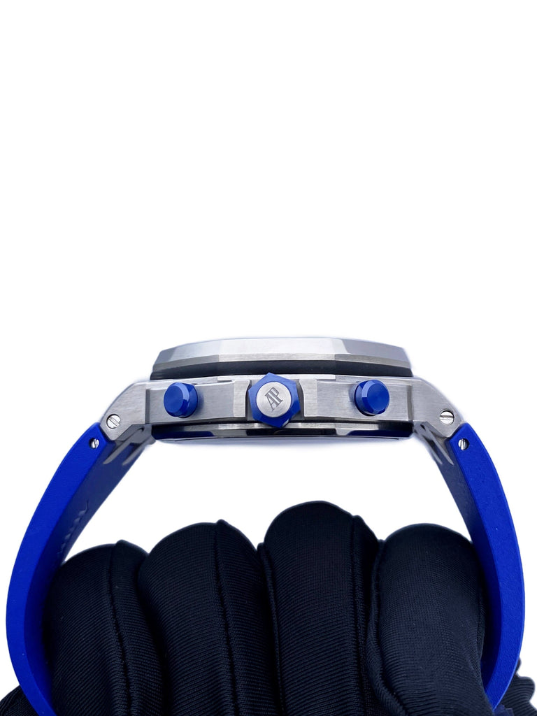 Audemars Piguet Royal Oak Offshore 26470ST Blue Indigo Dial Mens Watch