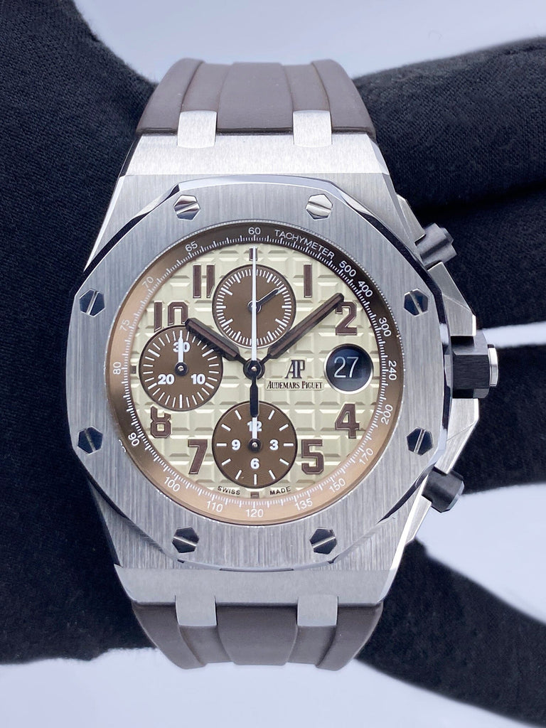 Audemars Piguet Royal Oak Offshore 26470ST Safari Mens Watch Box Paper