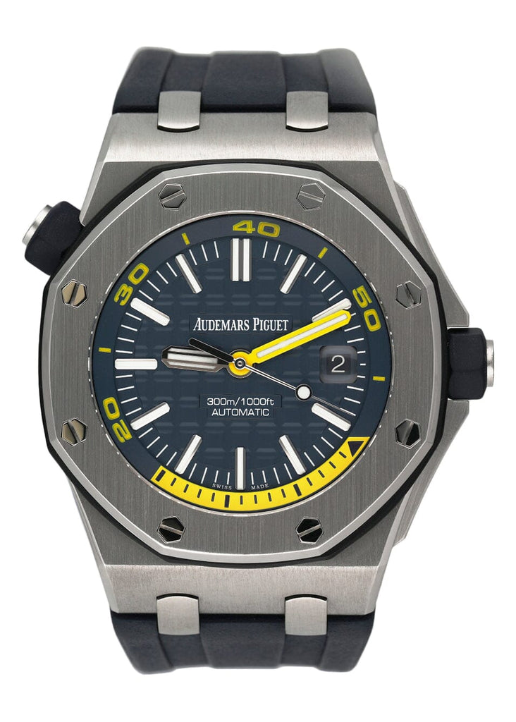 Audemars Piguet Royal Oak Offshore Diver 15710ST Blue Dial Mens Watch