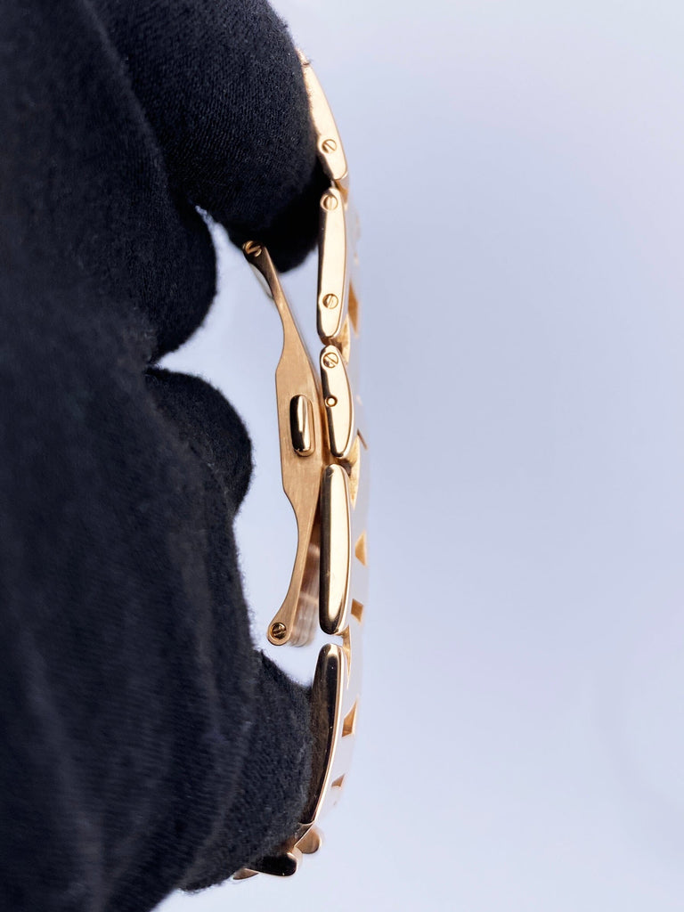 Cartier Ballon Bleu WJBB0038 Diamond 18K Rose Gold Mens Watch Box Pape