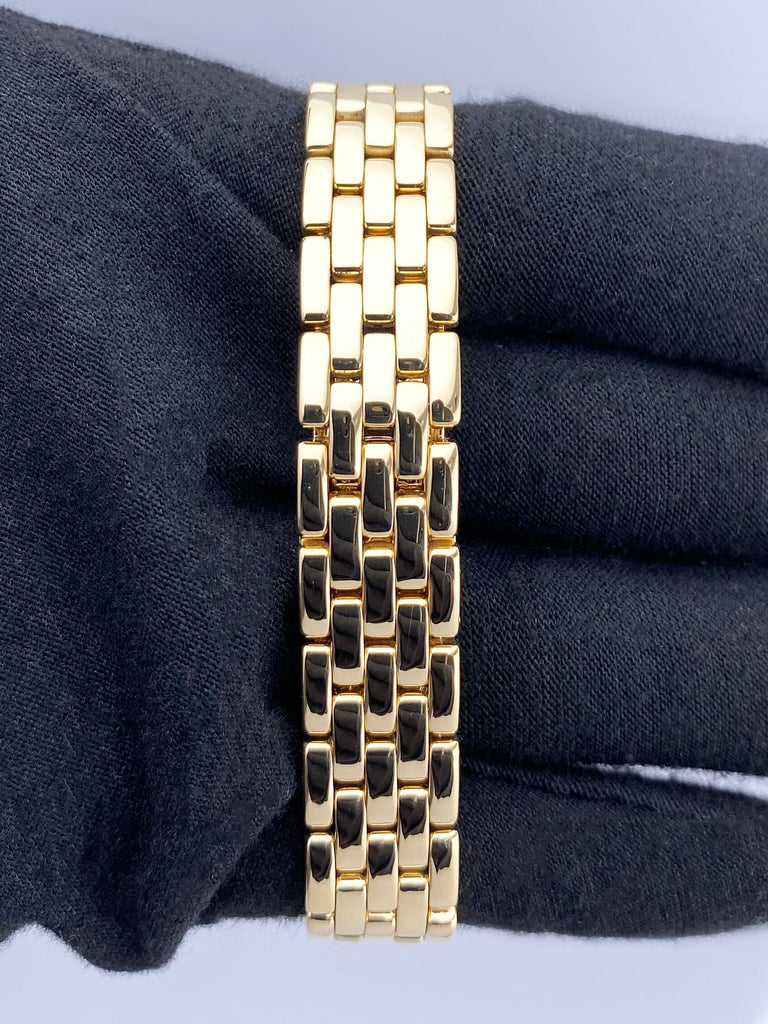 Cartier Cougar Figaro W25012B9 18k Yellow Gold Ladies Watch