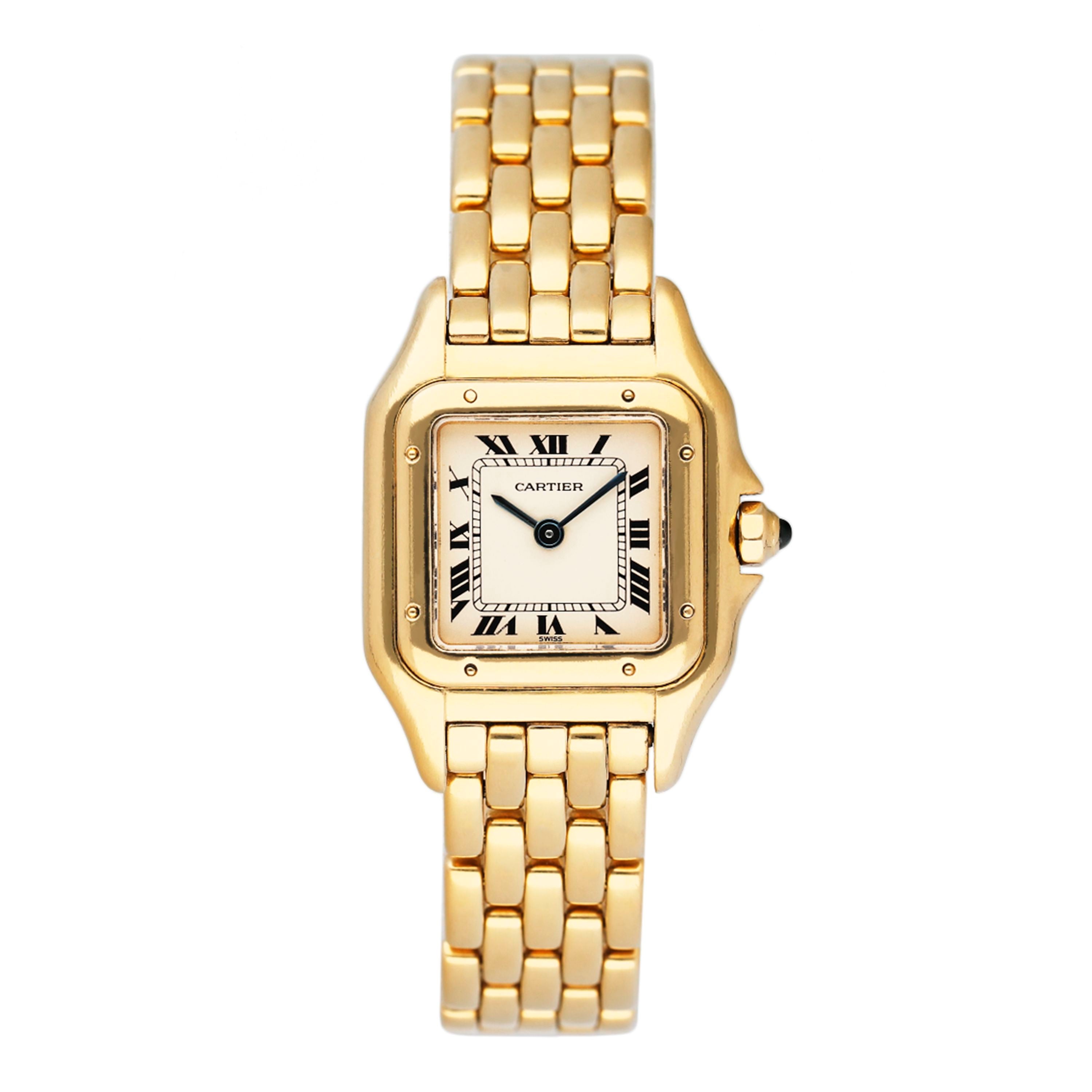 Cartier Panthere 8669 18K Yellow Gold Ladies Watch Box Papers – Phigora