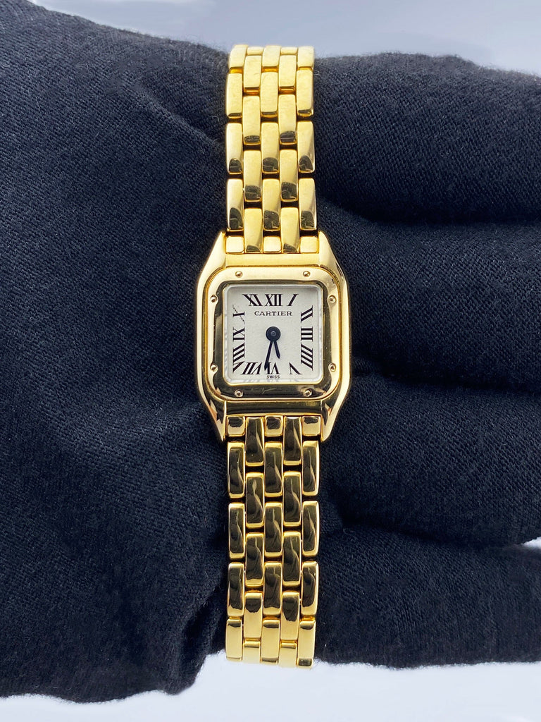 Cartier Panthere Mini W25034B9 18K Yellow Gold Ladies Watch