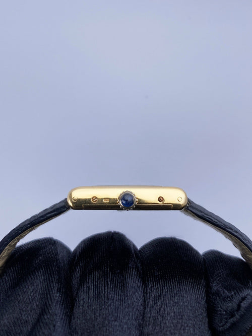 Cartier Tank Paris 78087 18K Yellow Gold Ladies Watch