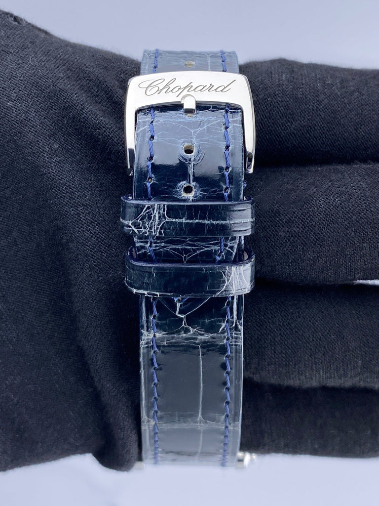 Chopard Happy Sport 278559-3008 Blue Dial Ladies Watch Box Papers