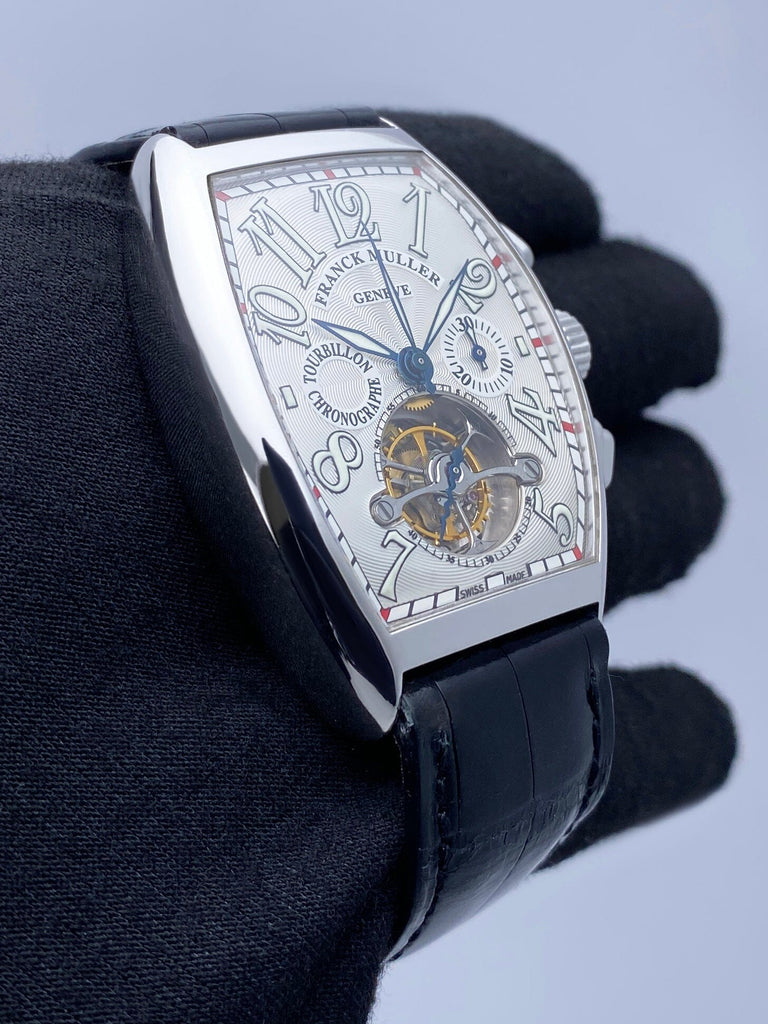 Franck Muller Cintree Curvex 7850CCT Chronograph Tourbillon Mens Watch
