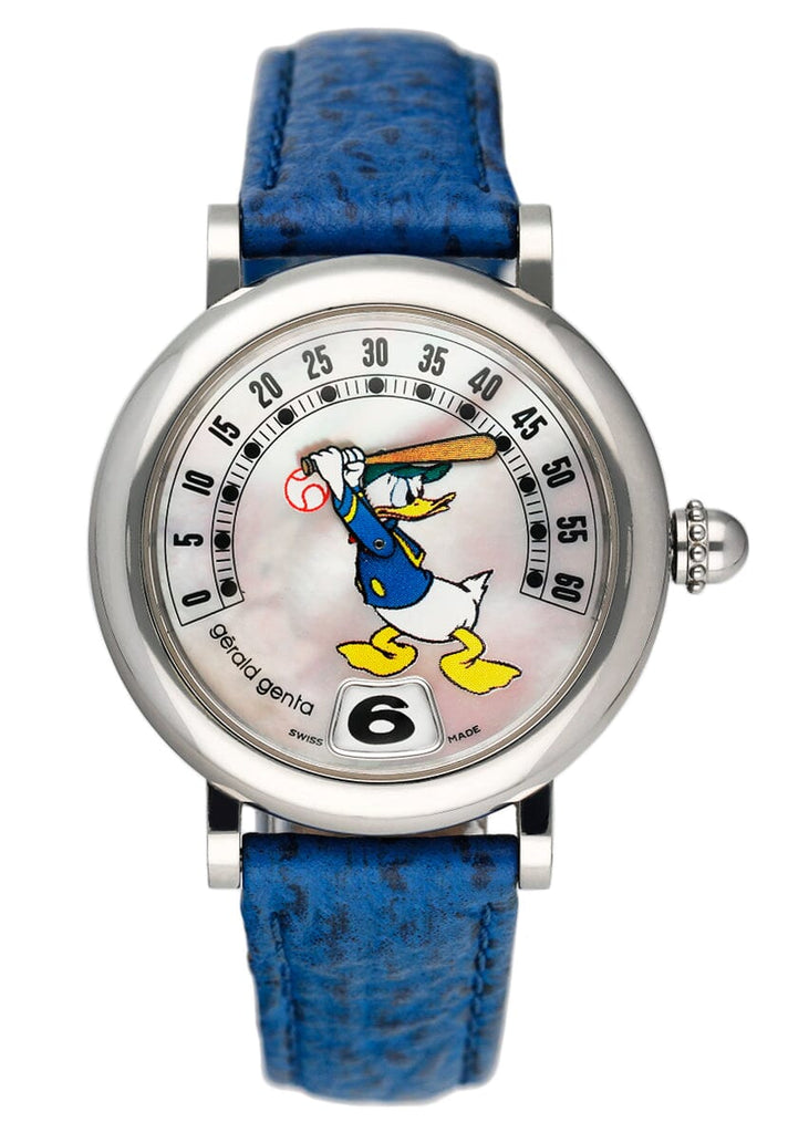Gérald Genta Retro Disney G.3612 Donald Duck MOP Dial Mens Watch Paper