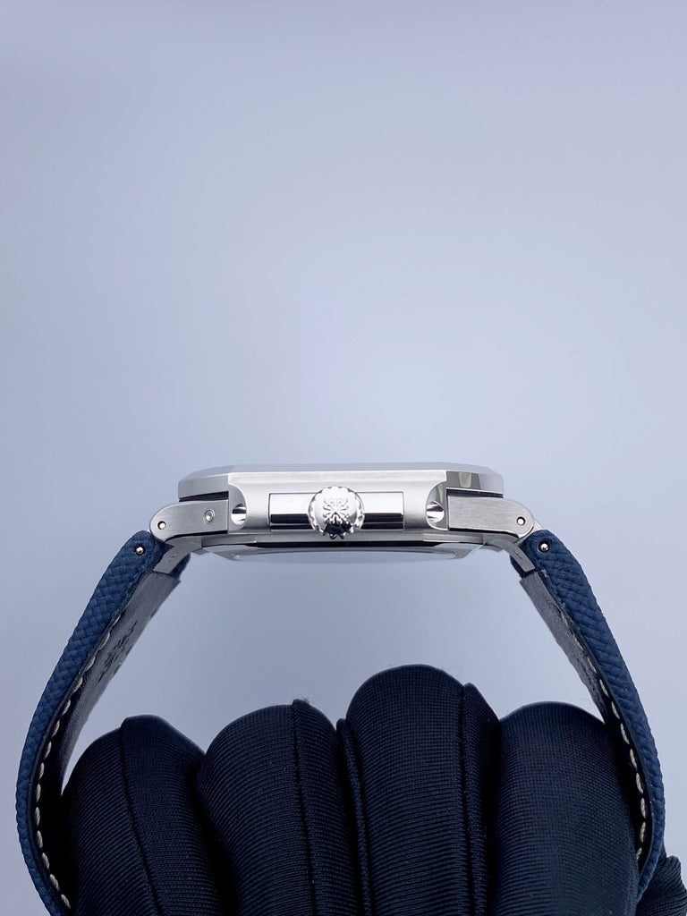 Patek Philippe Cubitus 5822P Blue Dial Mens Watch Box Papers