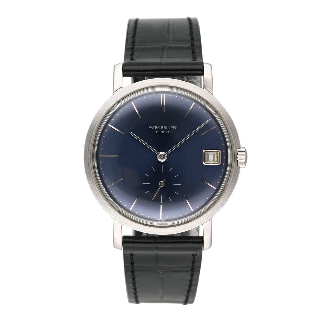 Patek Philippe Calatrava 3445G Blue Dial Mens Watch