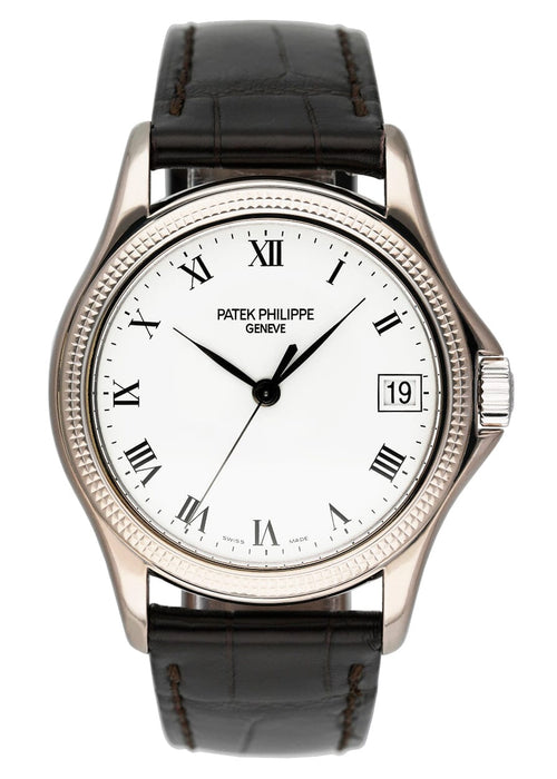 Patek Philippe Calatrava 5117G 18K White Gold Automatic Mens Watch