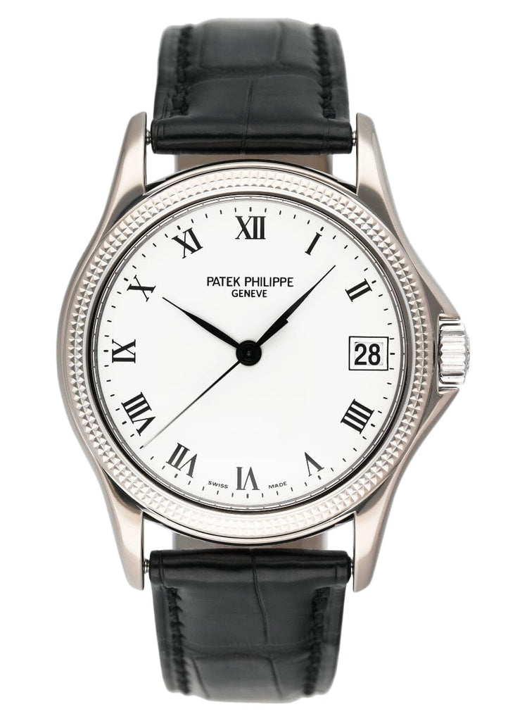 Patek Philippe Calatrava 5117G 18K White Gold Mens Watch With Papers