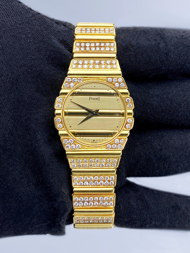 Piaget Polo 761 C701 Diamond 18K Yellow Gold Ladies Watch
