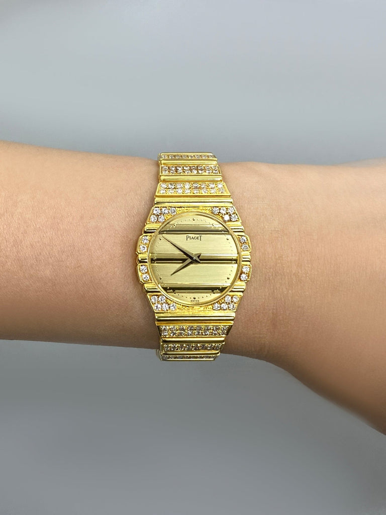 Piaget Polo 761 C701 Diamond 18K Yellow Gold Ladies Watch