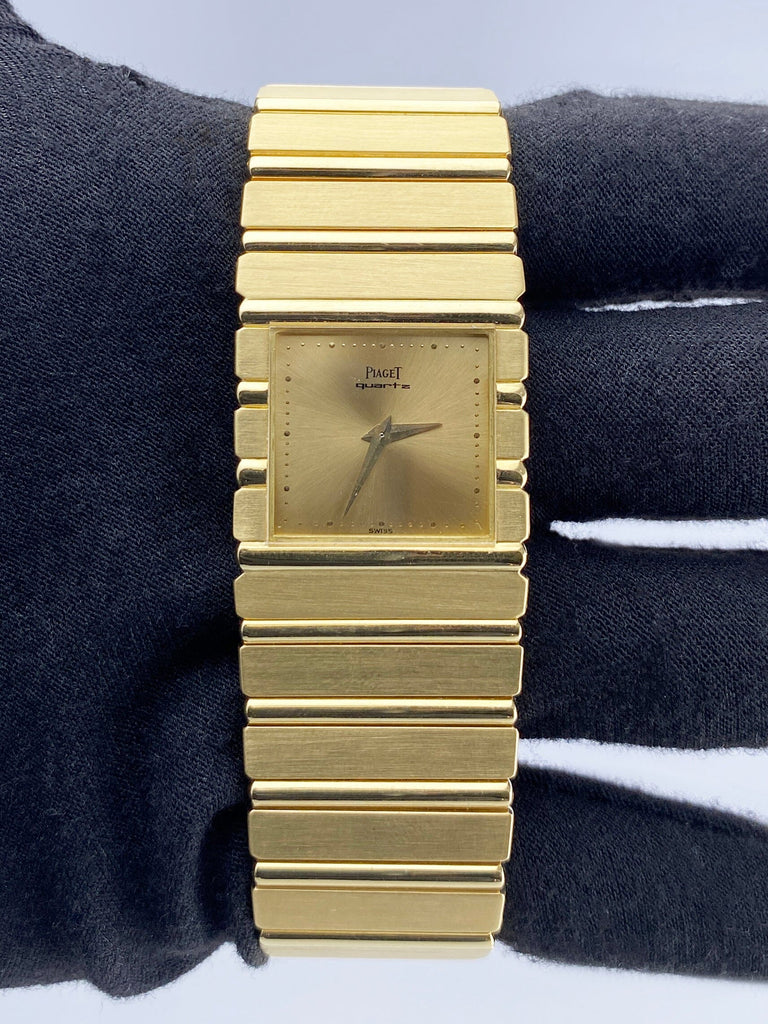 Piaget Polo Square 7131 C701 18K Yellow Gold Ladies Watch