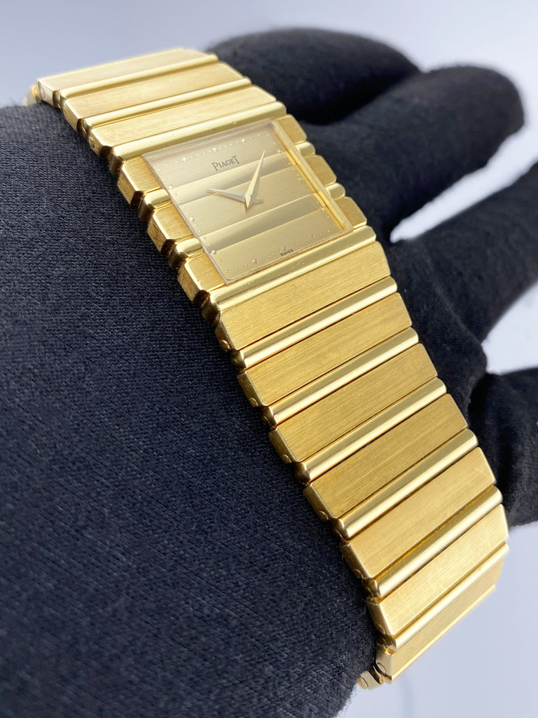 Piaget Polo Square 7131 C701 18K Yellow Gold Ladies Watch