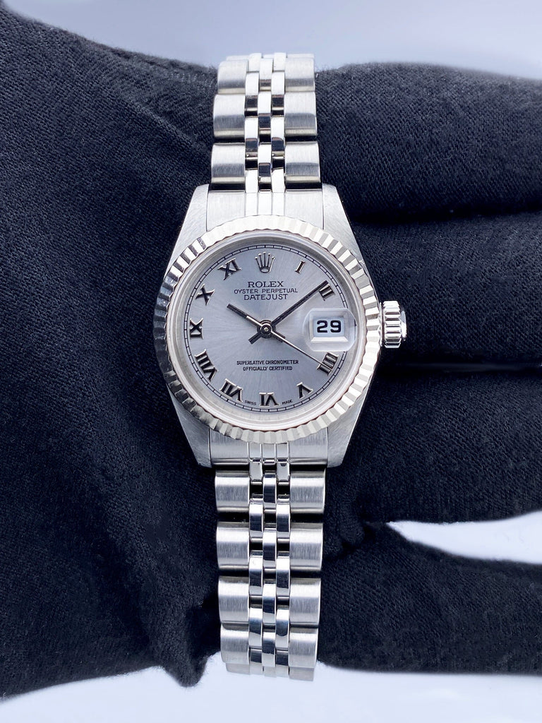 Rolex Datejust 79174 Roman Silver Dial Ladies Watch
