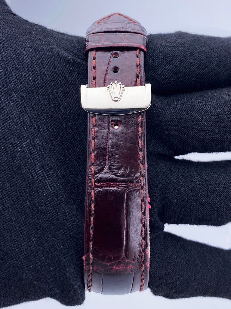 Rolex Day Date 118139 Cherry Dial 18K White Gold Mens Watch