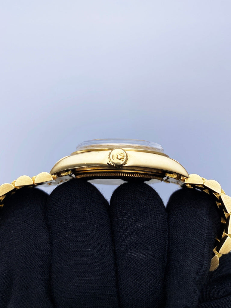 Rolex Day Date 1802 Snow White Dial Mens Watch