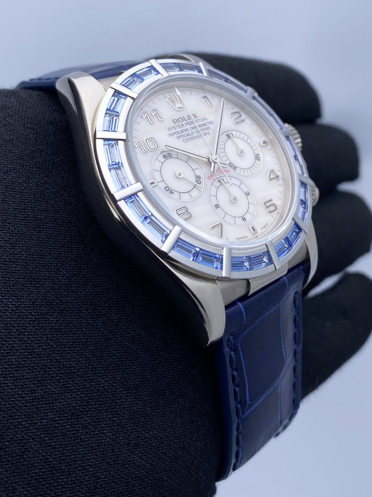 Rolex Daytona 16589 SACI White Gold Watch