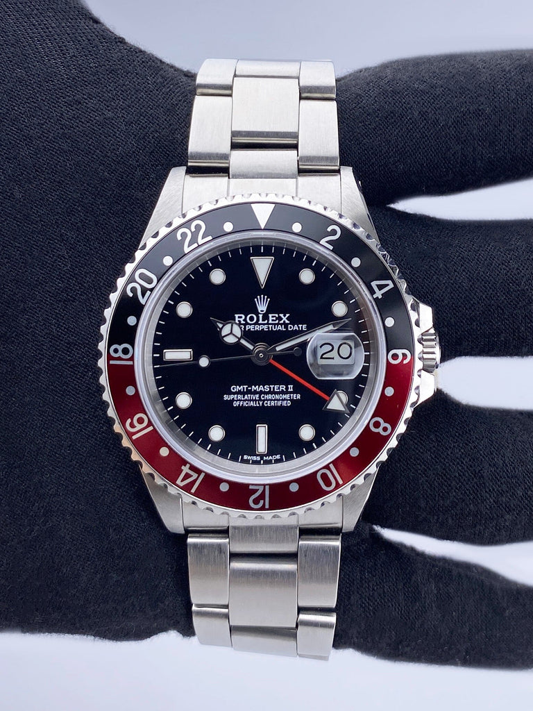 Rolex GMT-Master II 16760 "Coke Fat Lady" Mens Watch