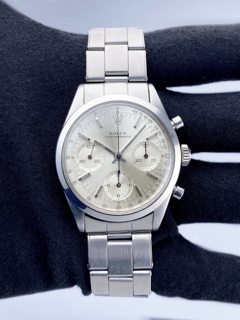 Rolex Pre Daytona 6268 Silver Dial Mens Watch