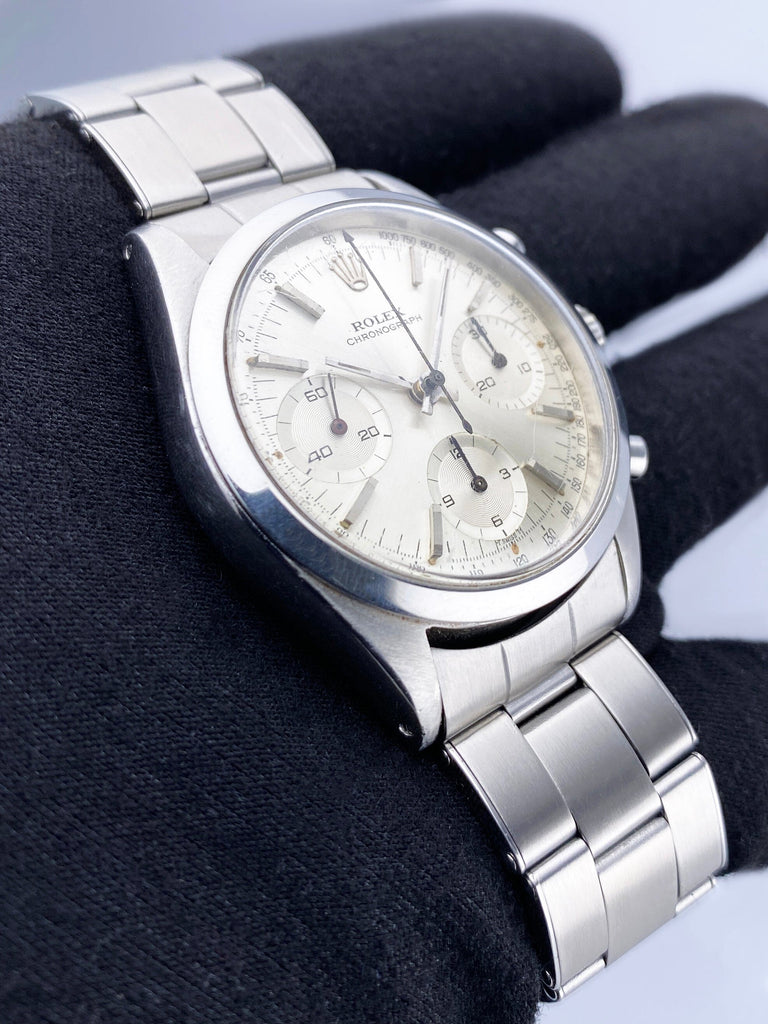 Rolex Pre Daytona 6268 Silver Dial Mens Watch