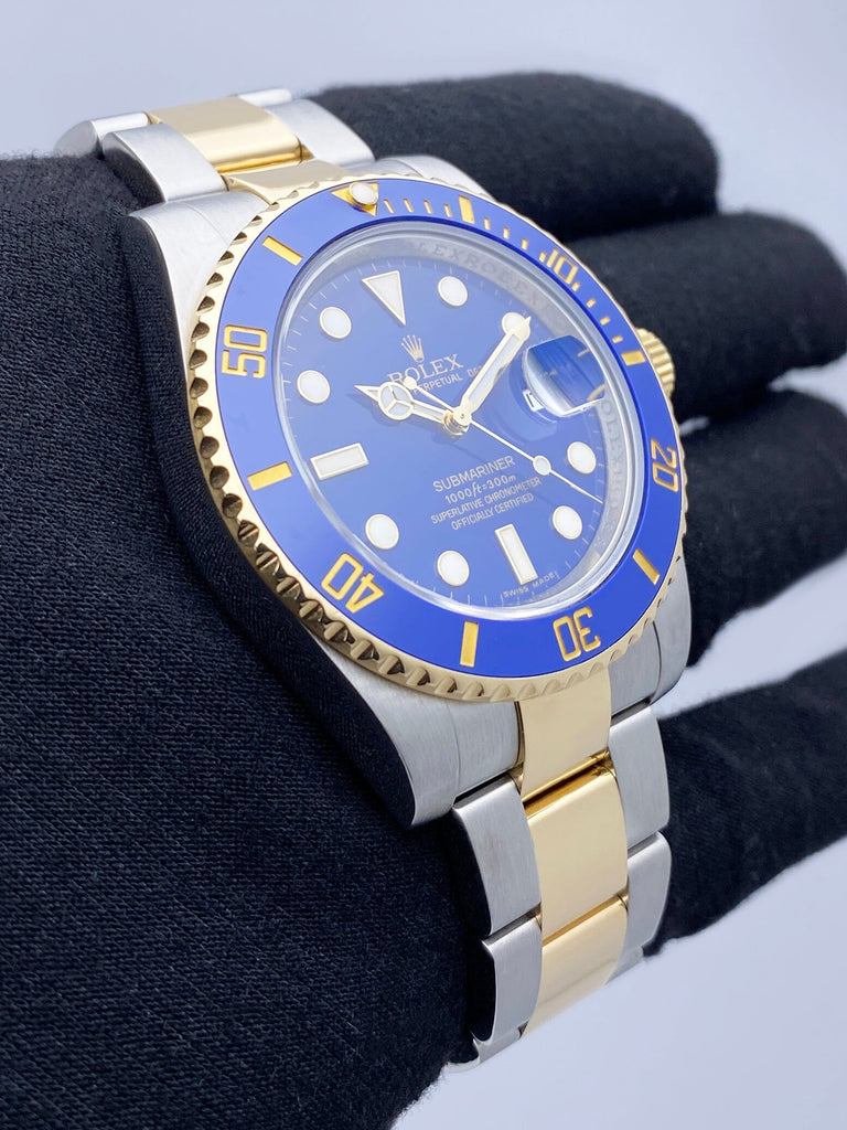 Rolex Submariner Date 116613 Blue Dial Mens Watch