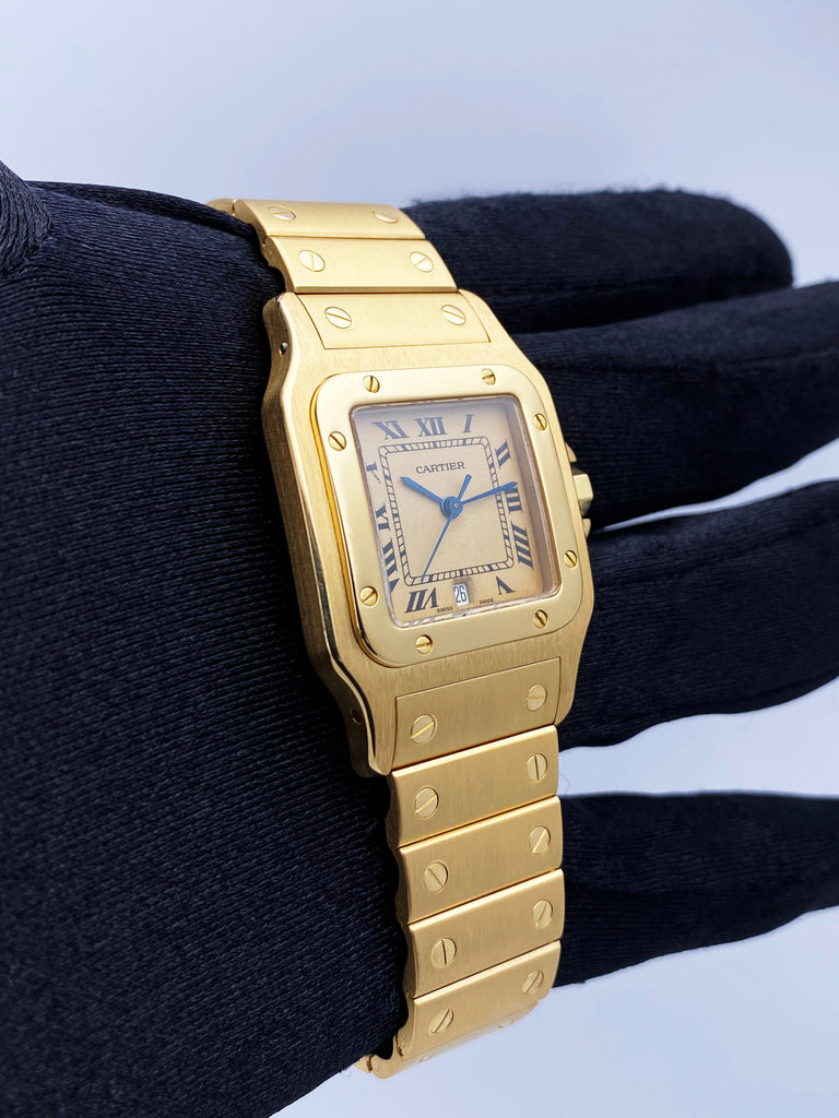 Cartier Santos Galbee 18K Yellow Gold Watch