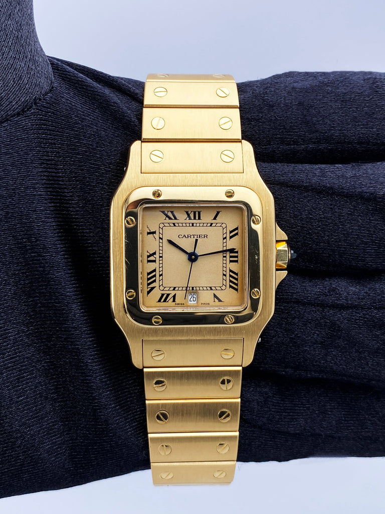 Cartier Santos Galbee 18K Yellow Gold Watch