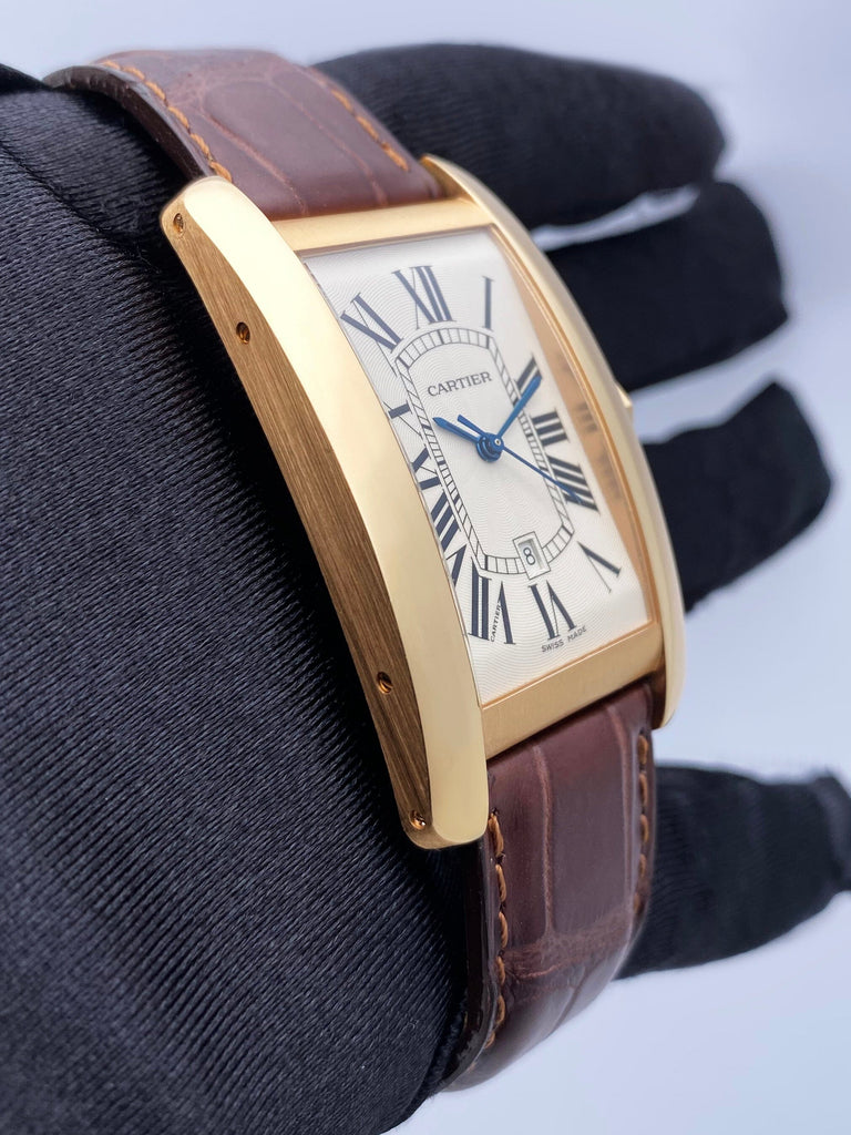 Cartier Tank Americaine Large W2609156 18K Rose Gold Watch