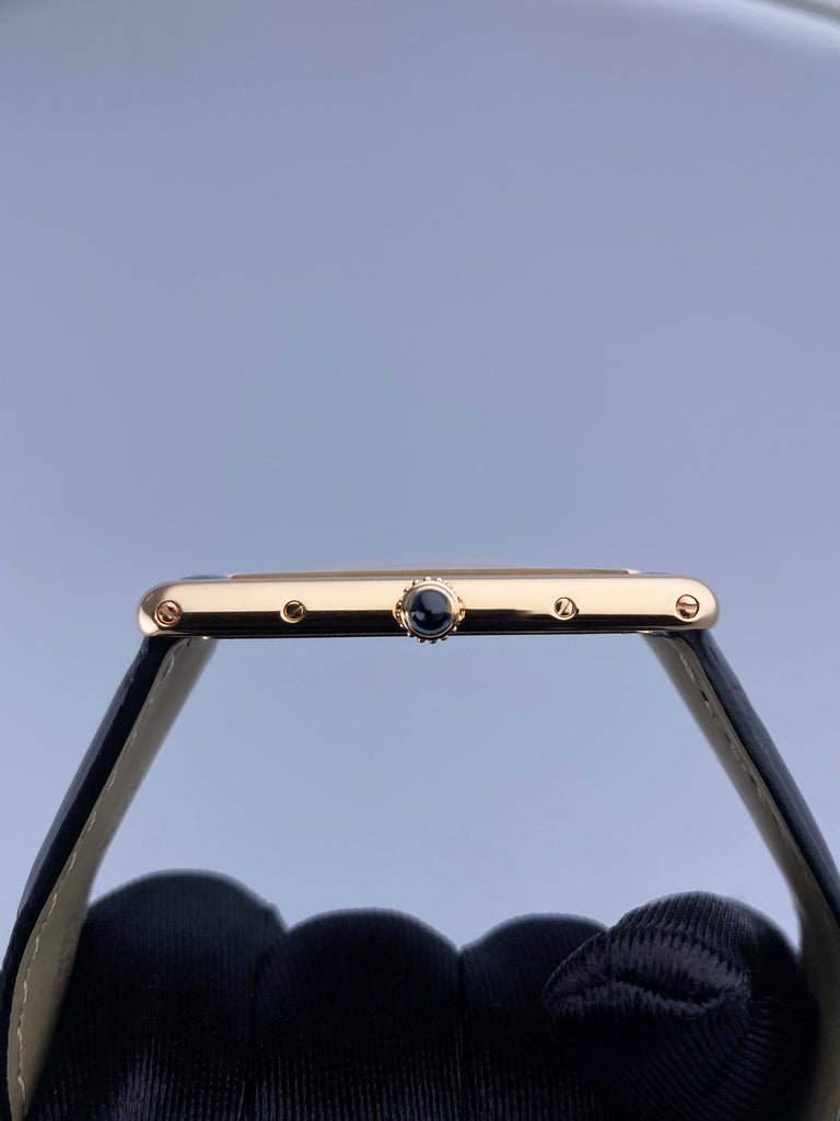 Cartier Tank Louis W1560017 18K Rose Gold Mens Watch