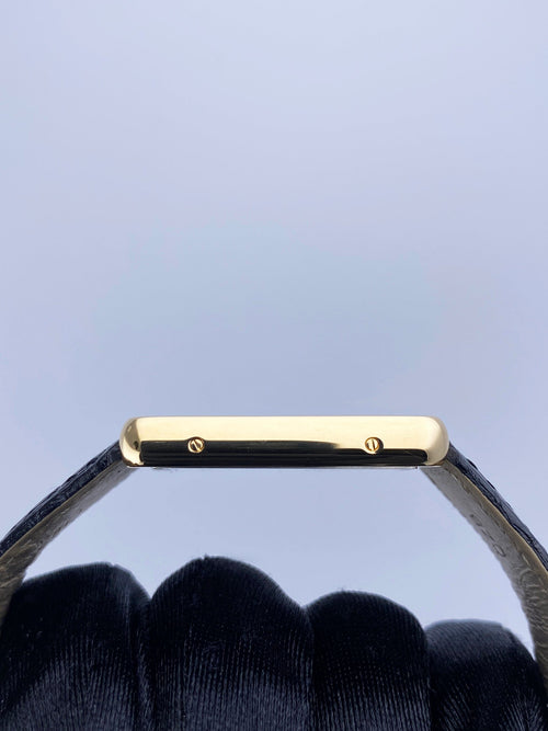 Cartier Tank Solo W5200004 Large Size 18K Yellow Gold Mens Watch