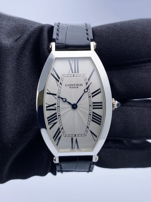 Cartier Tonneau 2803 H Platinum Watch