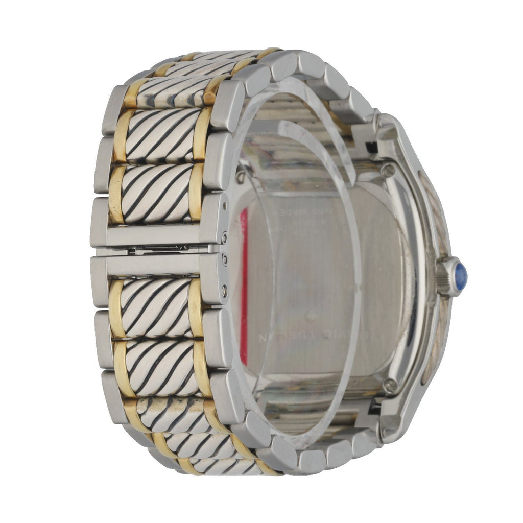 David Yurman T301-LS8 Steel Silver & Yellow Gold Thoroughbred Watch