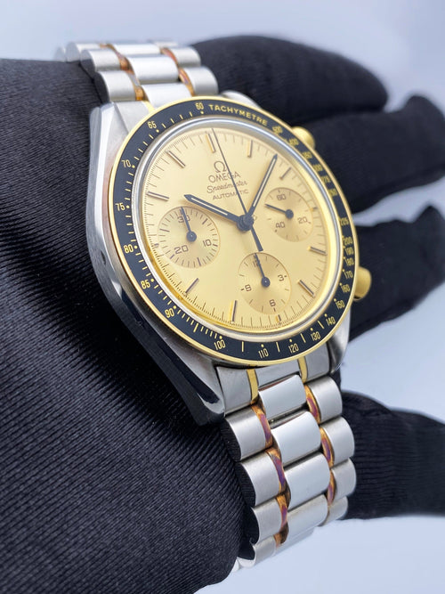 Omega Speedmaster 3310.10 Champagne Dial Two-Tone Mens Watch