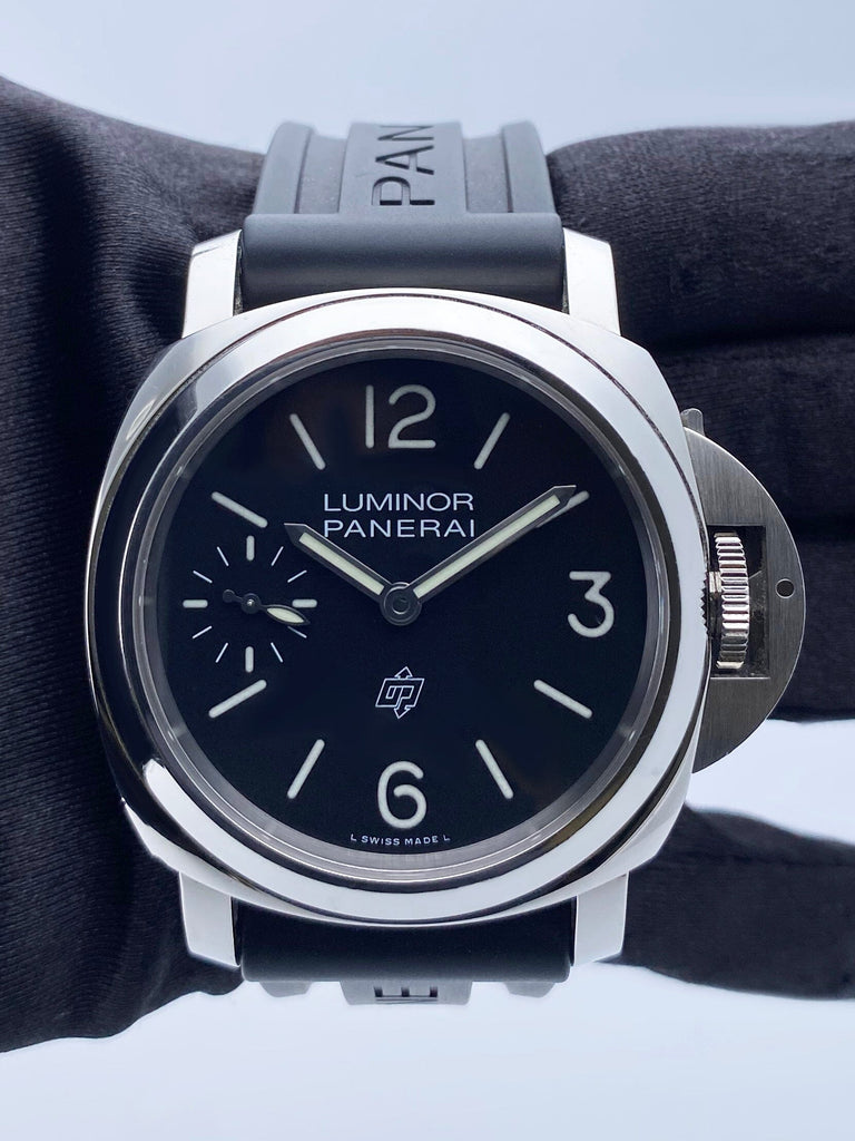 Panerai Luminor Logo PAM01084 Stainless Steel Mens Watch With Box
