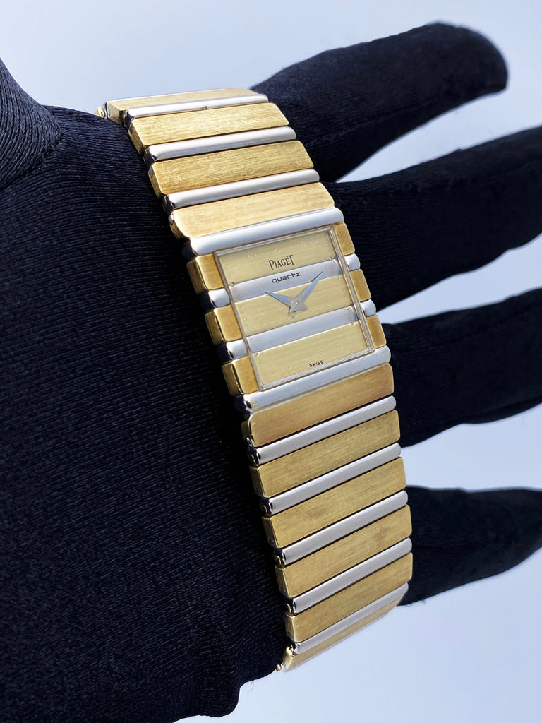 Piaget Polo Square 7131 C701 Two Tone Watch