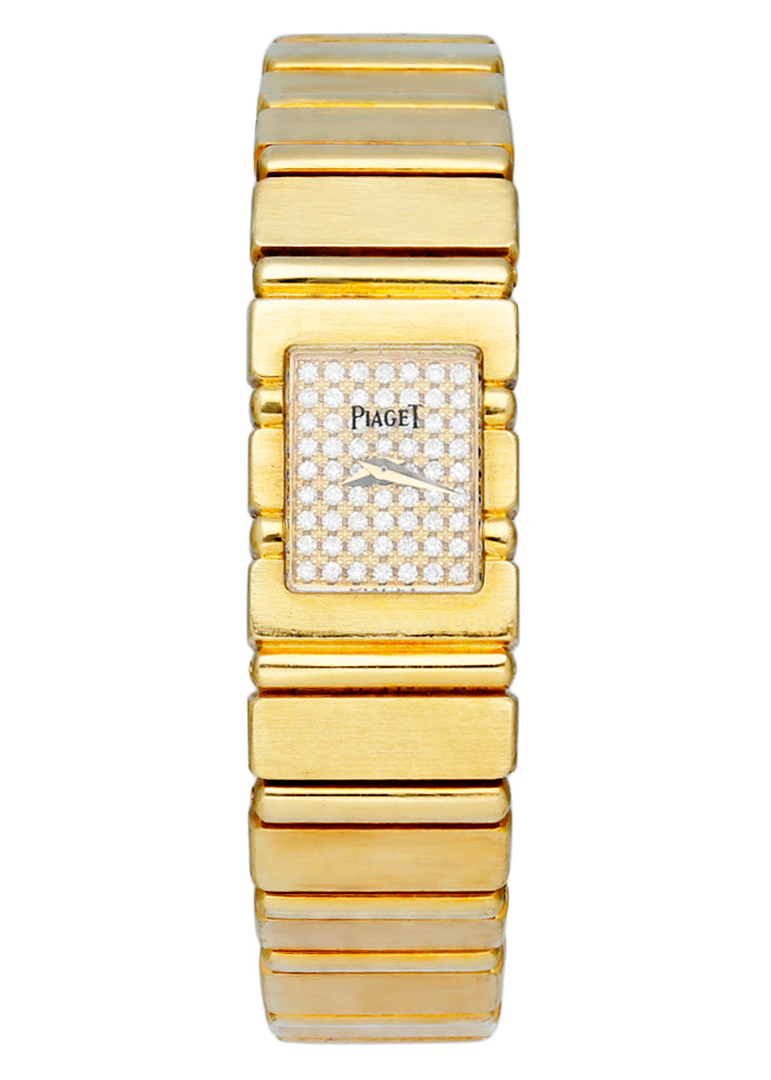 Piaget Quartz 15201C701 Diamond Dial 18K Yellow Gold Ladies Watch