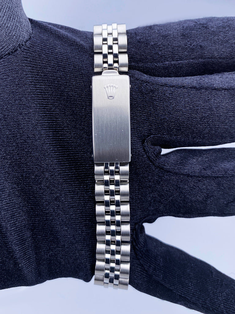 Rolex Datejust 69174 Grey Linen Dial Ladies Watch