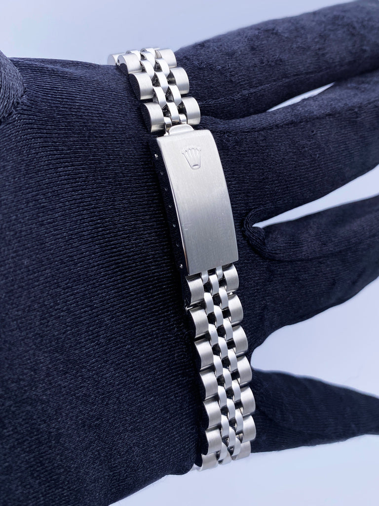 Rolex Datejust 69174 Grey Linen Dial Ladies Watch