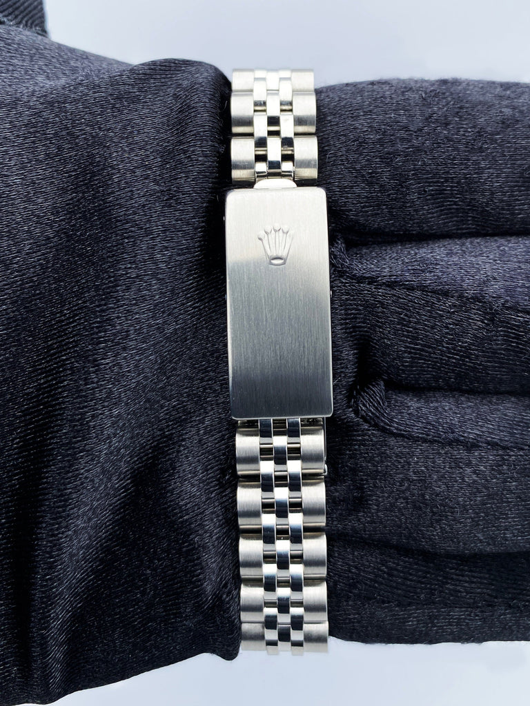 Rolex Datejust 69174 Grey Linen Dial Ladies Watch