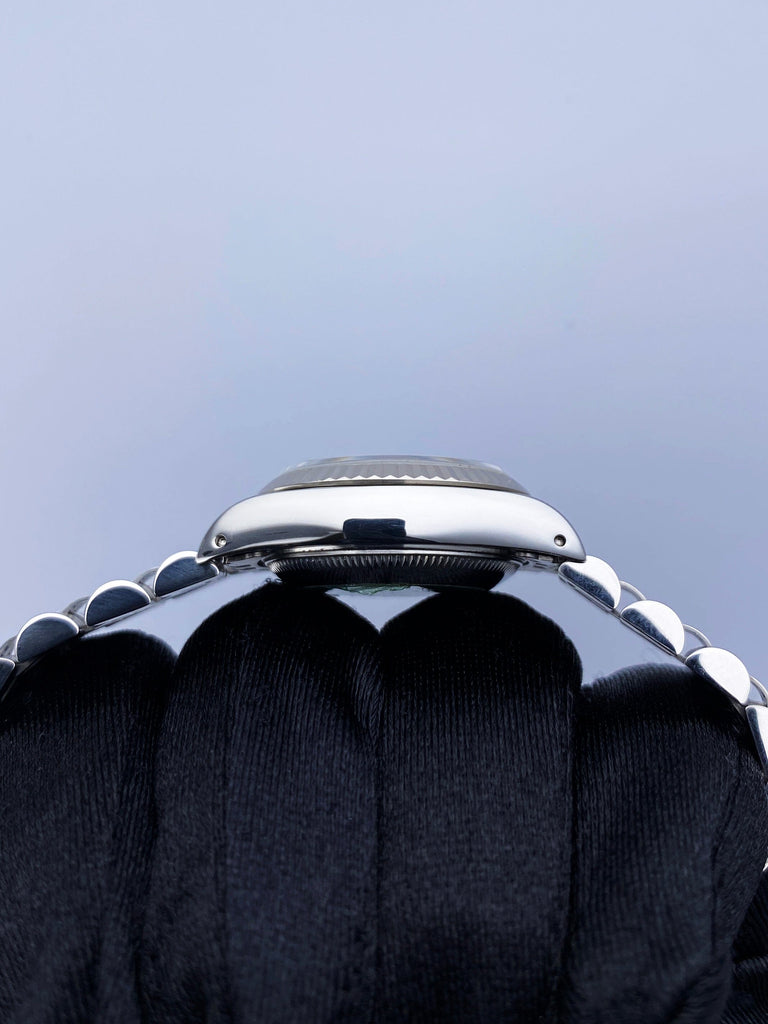 Rolex Datejust 69174 Grey Linen Dial Ladies Watch