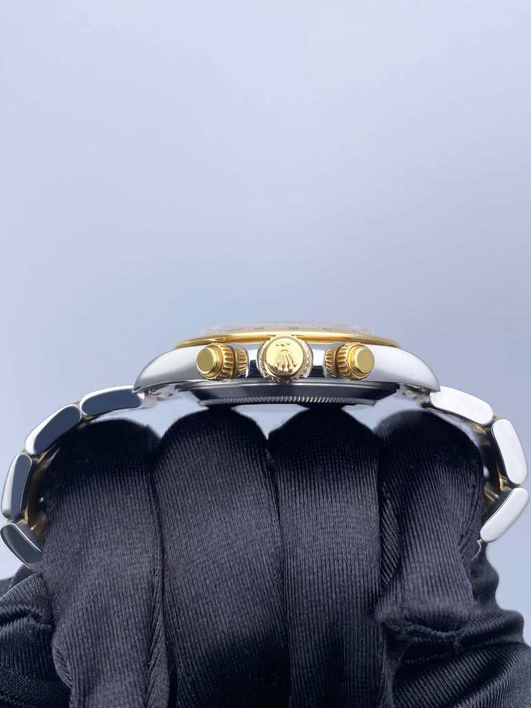 Rolex Daytona 16523 Zenith Diamond White Dial Mens Watch With Box