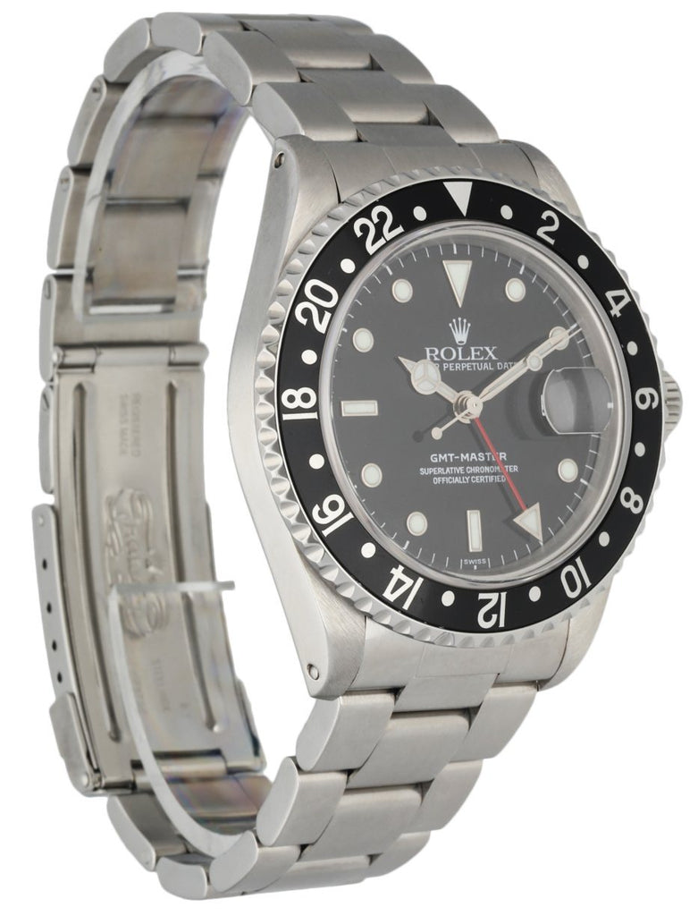 Rolex GMT Master 16700 'Swiss' Dial Men's Watch Box & papers
