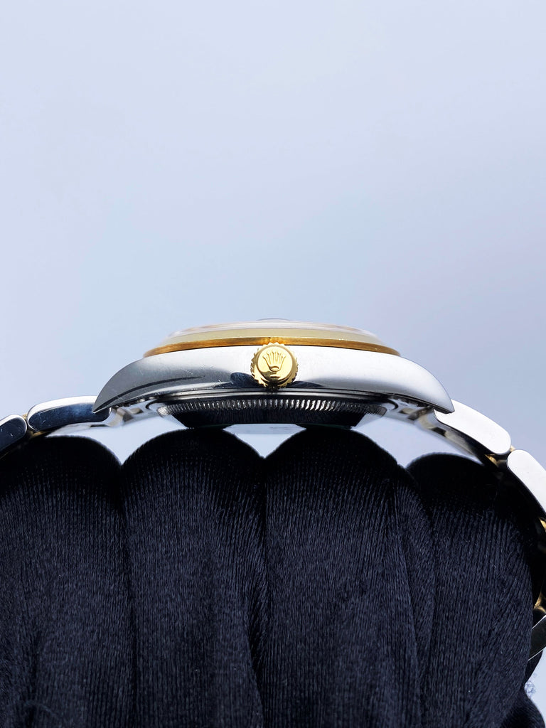 Rolex Oyster Perpetual 14203 Slate Dial Mens Watch