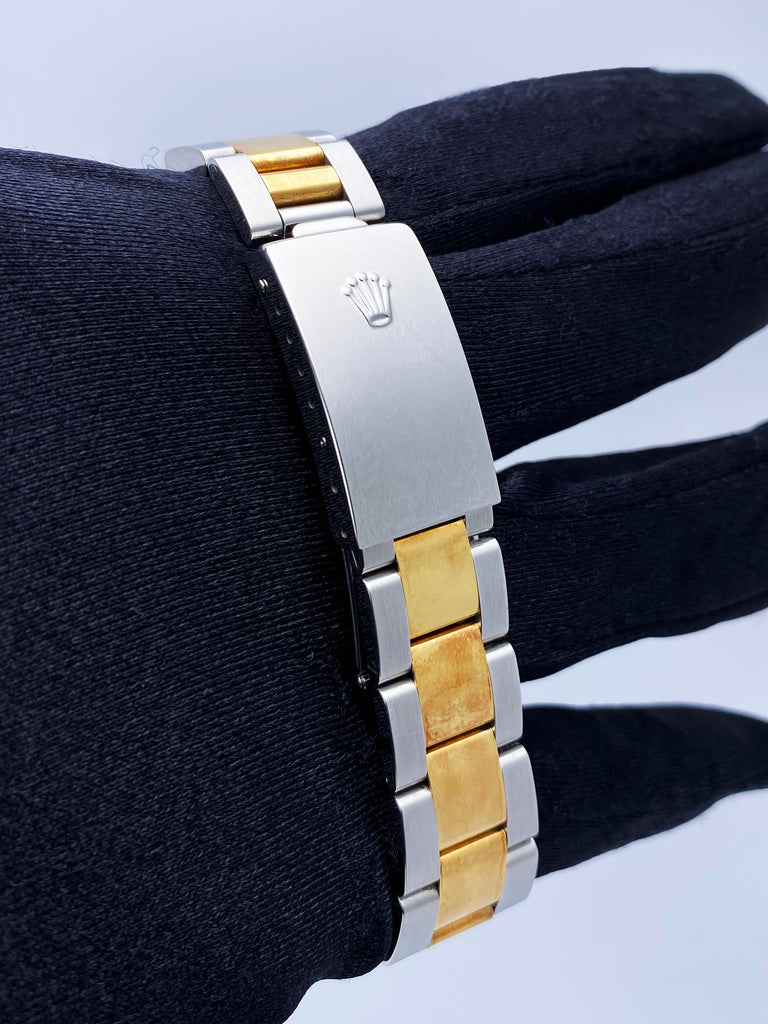 Rolex Oyster Perpetual 14203 Slate Dial Mens Watch